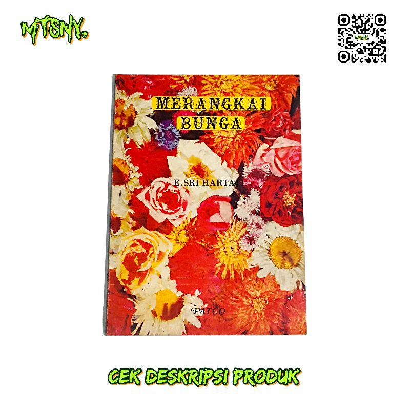 Jual Buku Panduan Tutorial Seni Kerajinan Merangkai Bunga Jadul Lawas ...