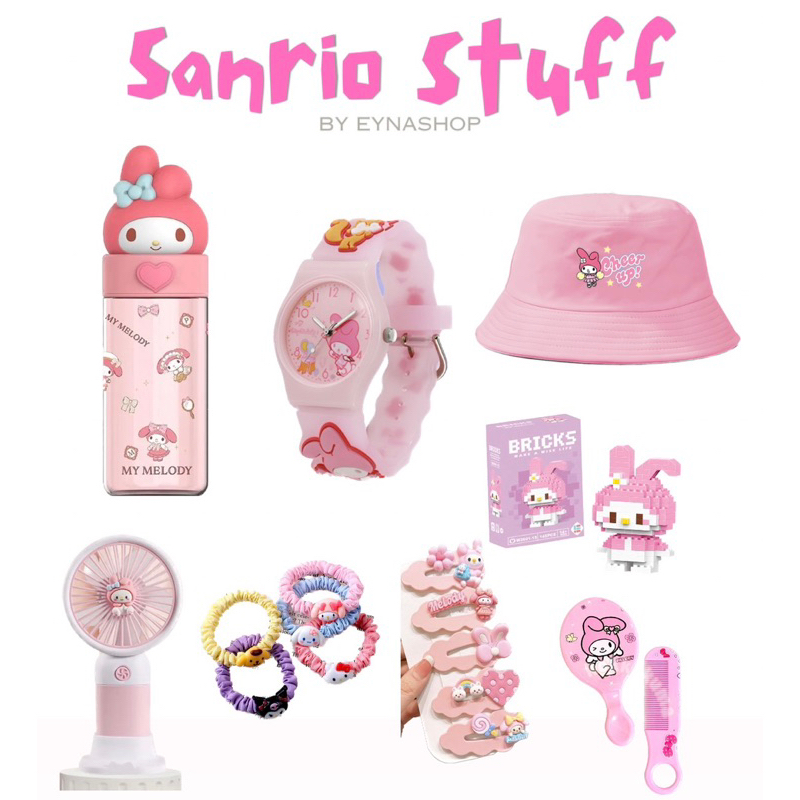 Jual Sanrio Accessories Koleksi Satu Paket Melody Kuromi Terlaris ...