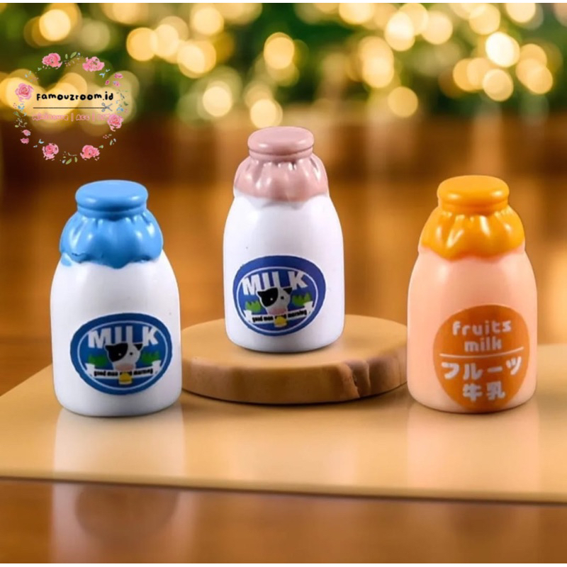 Jual Miniatur Botol Susu Skala 1:12 - Miniatur Botol Minuman Susu ...