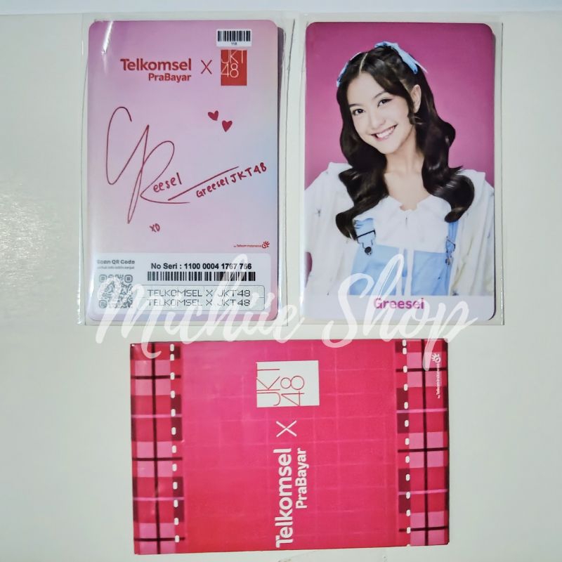 Jual Photocard Greesel JKT48 x Telkomsel Official + Digital Content ...