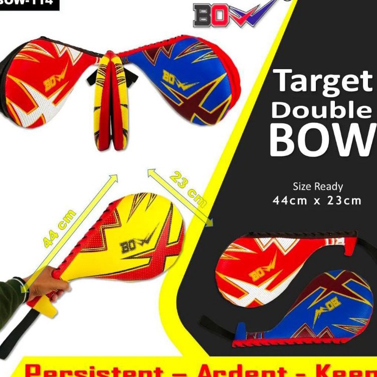 Jual Update Meriah Target double dan single bow mittpad patching pad ...