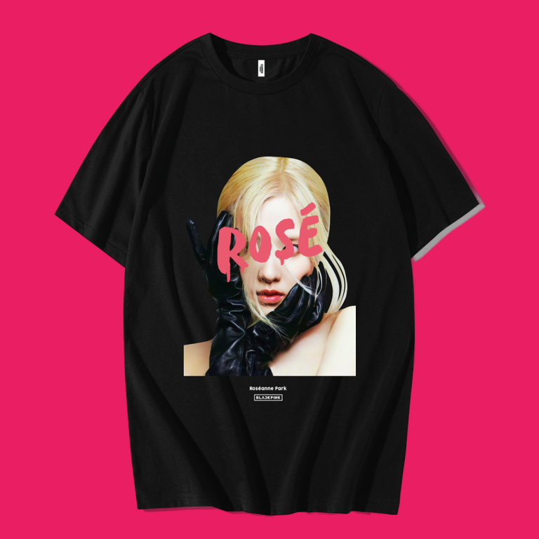 Jual Baju Kaos Band K-Pop Korea Rose BlackPink | Shopee Indonesia