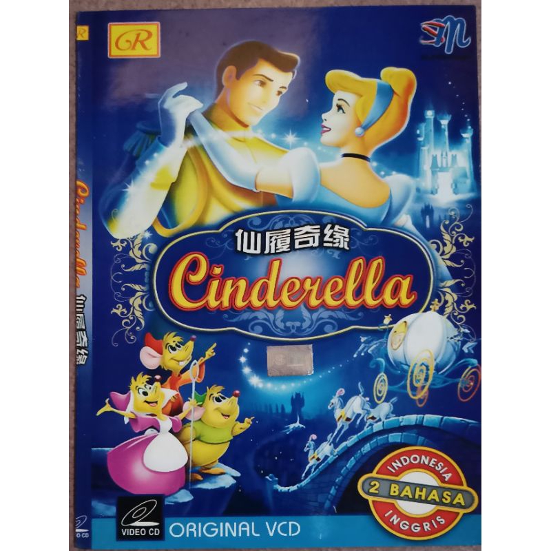 Jual VCD original dongeng Cinderella 2 bahasa (inggris indonesia ...