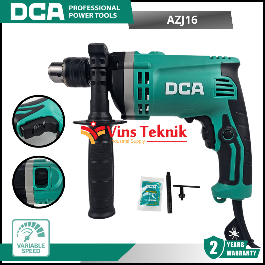 Jual Mesin Bor Bor Tembok Impact Drill 16mm AZJ 16 DCA AZJ16 | Shopee Indonesia