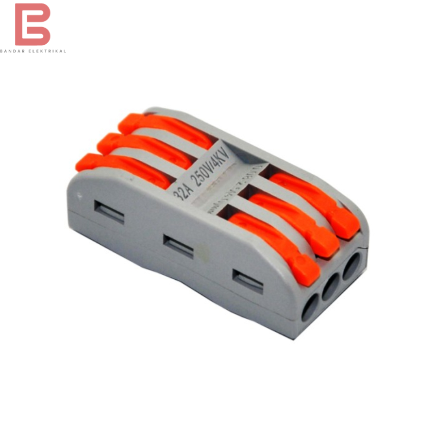 Jual Terminal Wago / Konektor Kabel 2x3 Pin 6 Pin 6 Kabel PCT 223 TAB | Shopee Indonesia