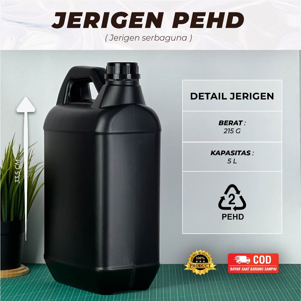Jual [JERIGEN PEHD] - JERIGEN PEHD HITAM - JERIGEN BARU - JERIGEN 5 ...