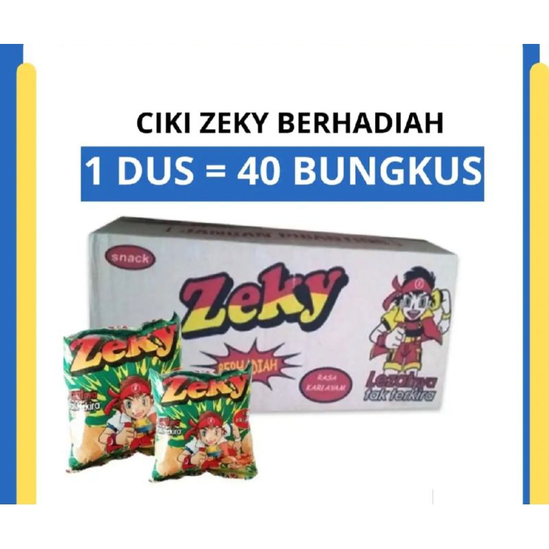 Jual Chiki Zeky Berhadiah 1 Dus isi 40Bungkus | Shopee Indonesia
