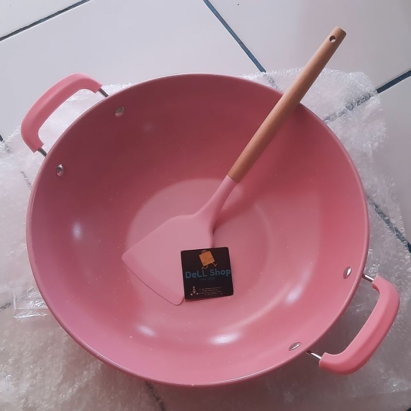 Jual Wajan / Kuali (Bonus Sendok penggorengan) | Shopee Indonesia