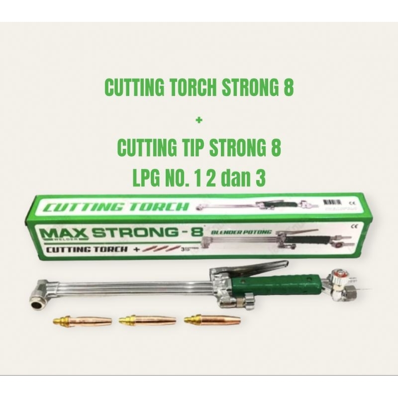 Jual Cutting Torch Strong 8 LPG Max Stang Blander Blender Las Potong ...