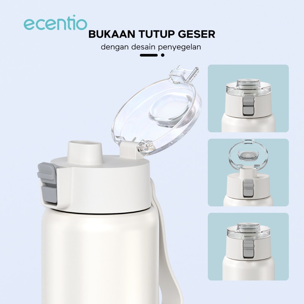 Jual ecentio tumbler minum 304 stainless 450ml portable termos premium ...