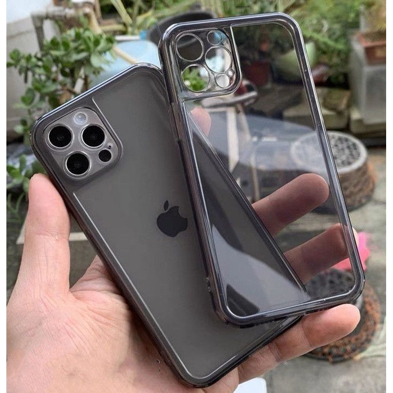 Jual Soft Case Clear Hitam iPhone XR XS X 7 8 6 Plus 7 Plus Casing ...