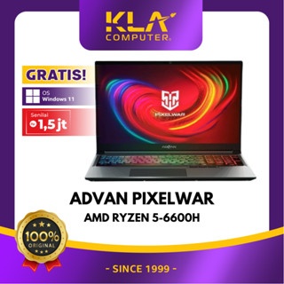 Jual ADVAN Laptop Gaming Pixelwar AMD RYZEN 5 6600H 16” 2.5K IPS 16GB ...