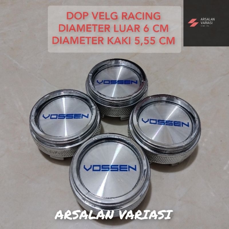Jual Dop roda tutup velg mobil racing variasi silinder kecil chrome ...