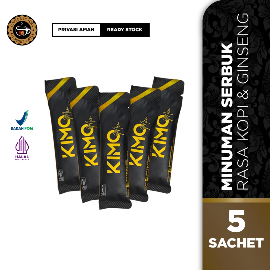 Jual (100% ORI) Kimo Ginseng Sachet - Kimo Men Minuman Serbuk Obat Kuat Pria | Penambah Stamina ...