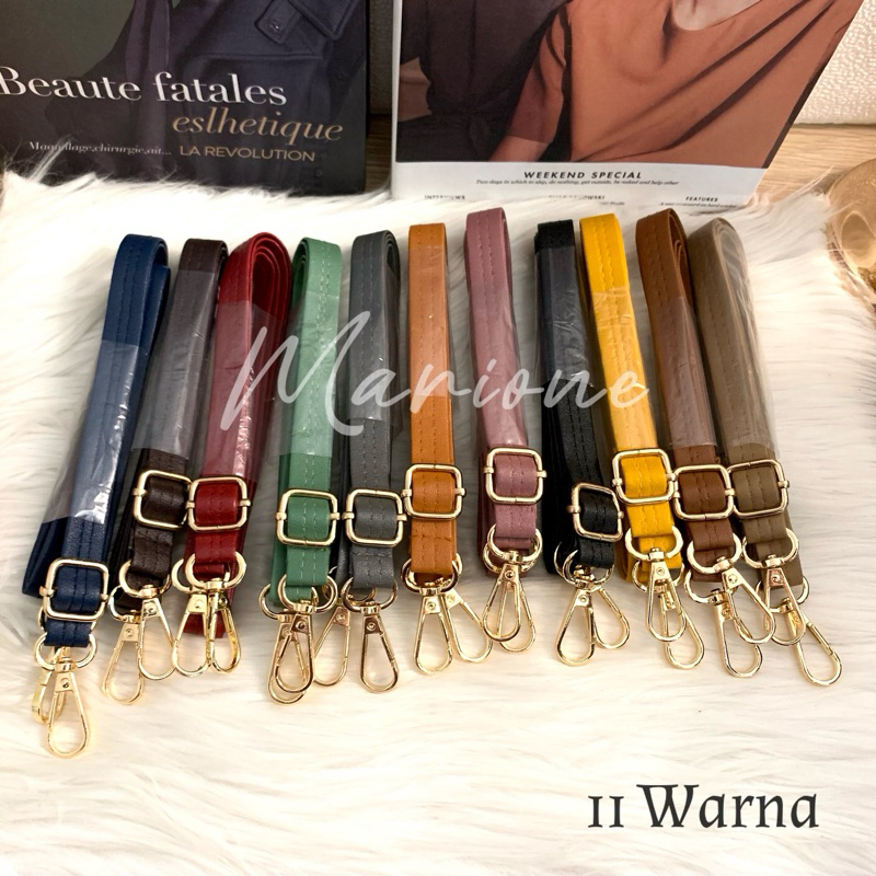 Jual Tali Tas Selempang Longstrap ( BESI KAITAN TEBAL YAA) tali kulit ...