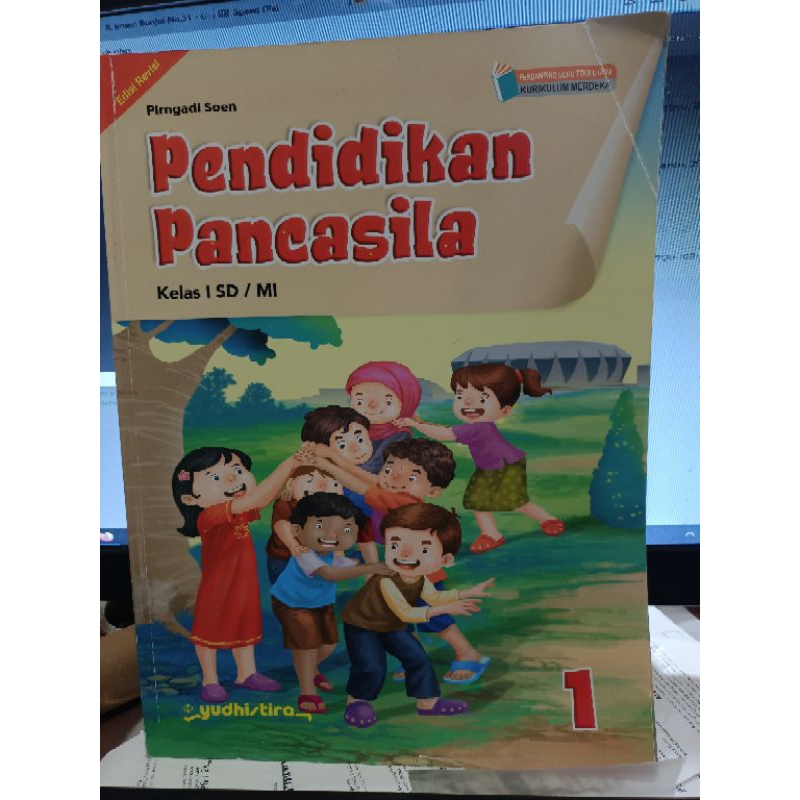 Jual Buku Pendidikan Pancasila Kelas 1 2 4 5 SD/MI Yudhistira Kurikulum Merdeka Original ...