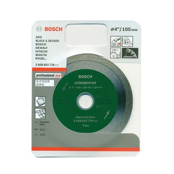 Jual Bosch Diamond Wheel 4" 105mm / Mata Potong Batu Keramik Marmer ...
