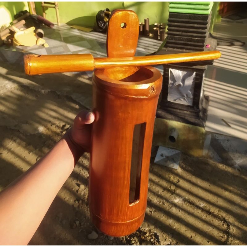 Jual Kentongan Bambu Kentongan jumbo Kentongan jidor Nyaring Besar ...