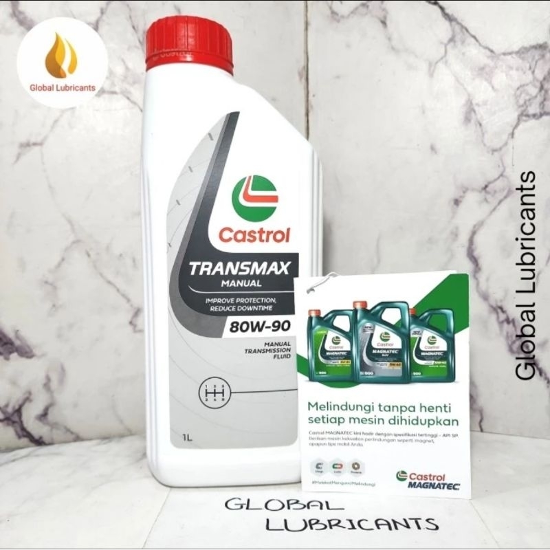 Jual NEW! Castrol Transmax Manual 80W-90 GL-4 1 Liter (Oli Transmisi ...
