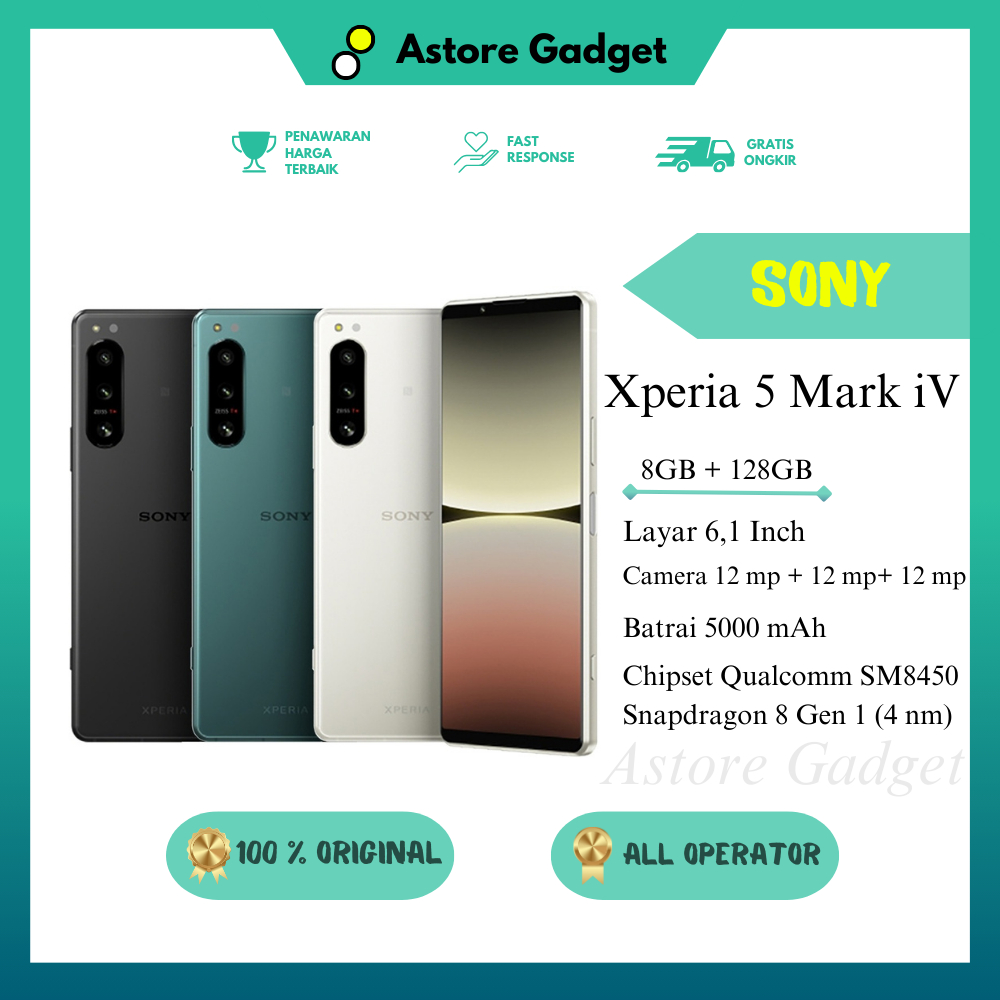 Jual SONY XPERIA 5 Mark iV 5G 8GB 128GB MULUS ORIGNAL - FULLSET - SONY ...