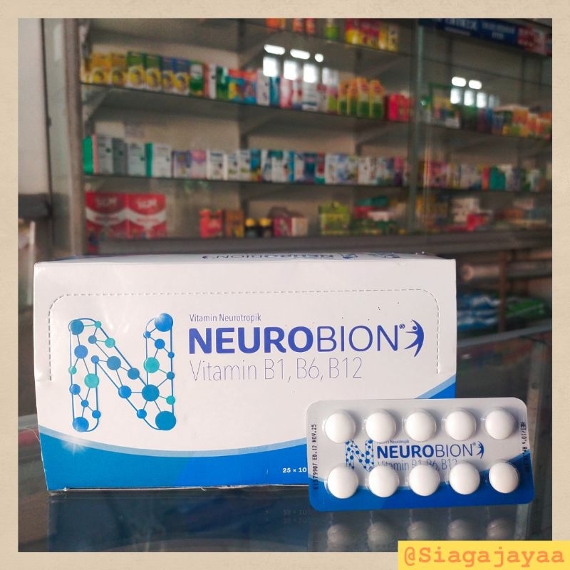 Jual Neurobion Biru Strip 10 Tablet | Shopee Indonesia