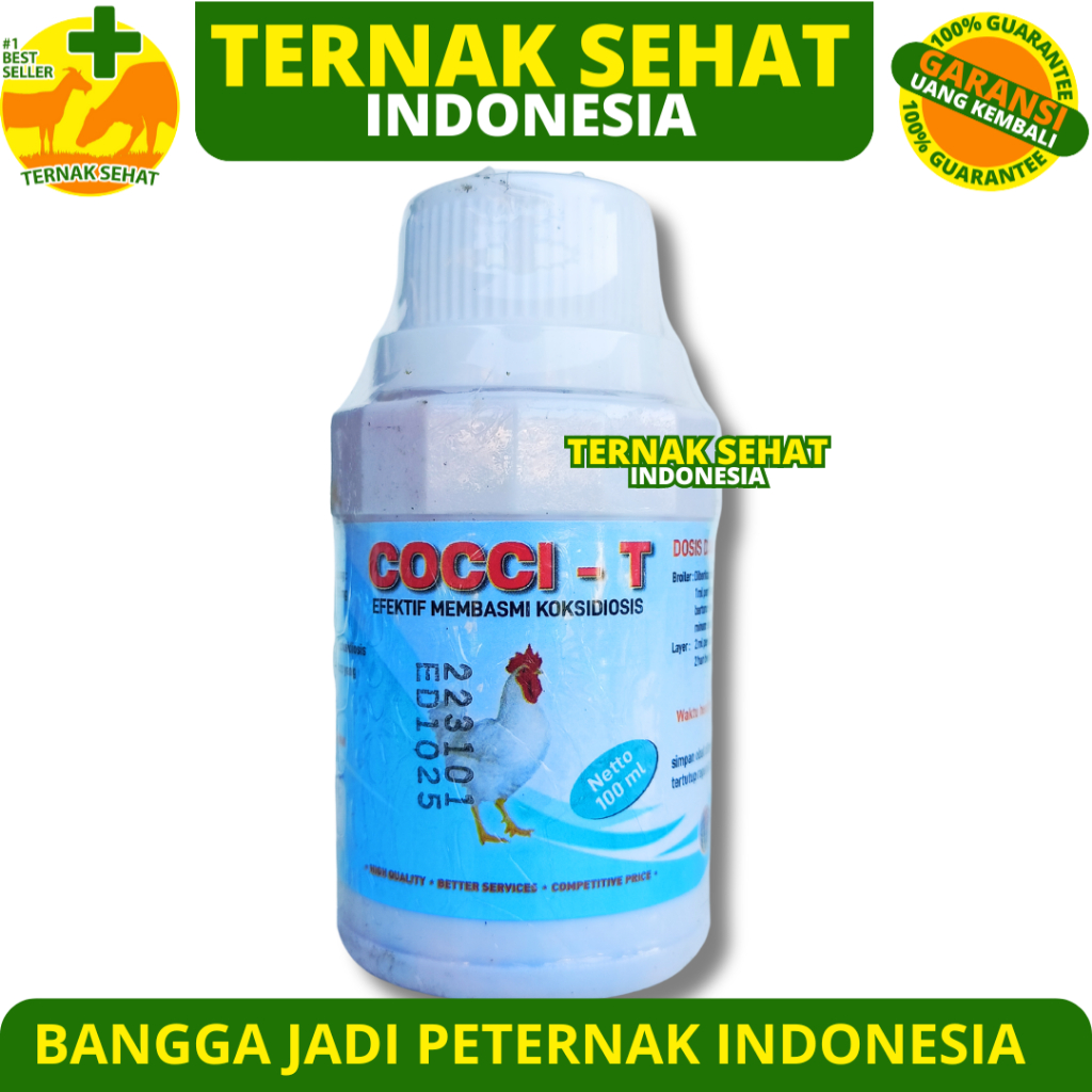 Jual COCCI-T 100ML M2P - Obat Koksi Berak Darah Pada Unggas Ayam ...