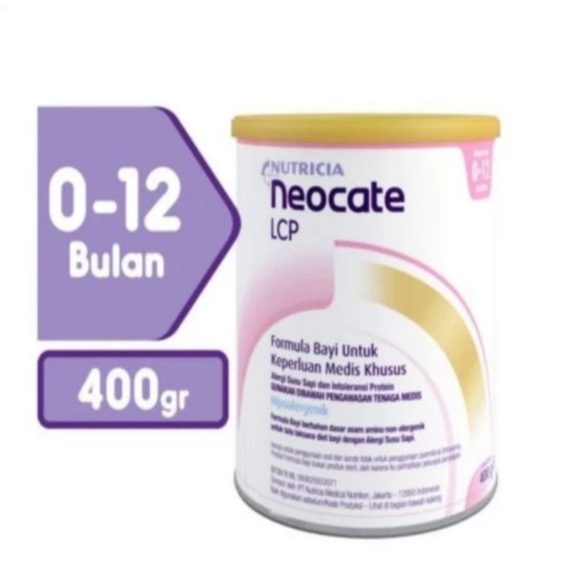 Jual NEOCATE LCP 0-12 Bulan 400 gr Susu Formula untuk Bayi Newborn ...