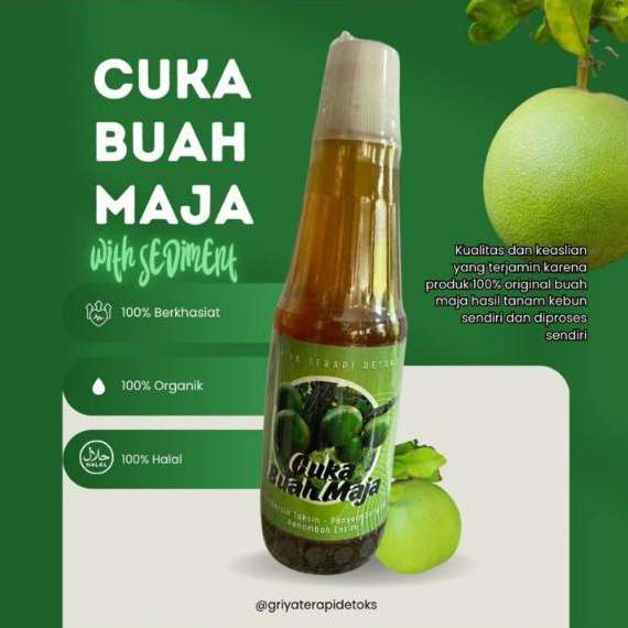 Jual Cuka Buah Maja Alami Nikmati Manfaat dan Kesehatan dan Rasa Segar ...