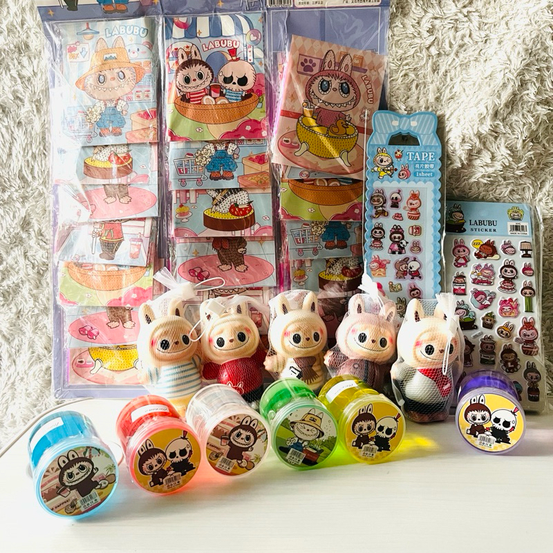 Jual Paket Usaha Serba Karakter Labubu Mainan ATK Lengkap Tempat Pensil ...