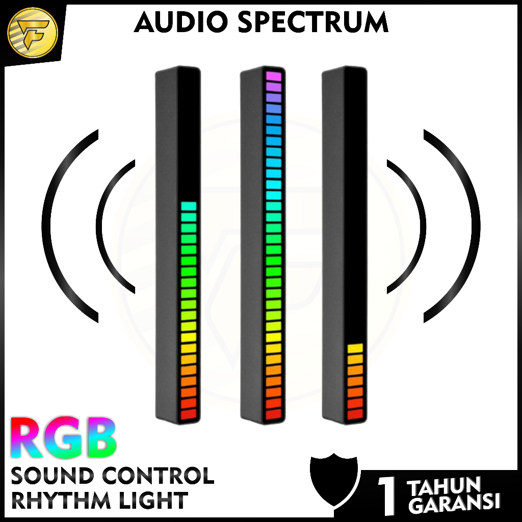Jual LED RGB AUDIO Spectrum Bar indicator music Voice sound control ...