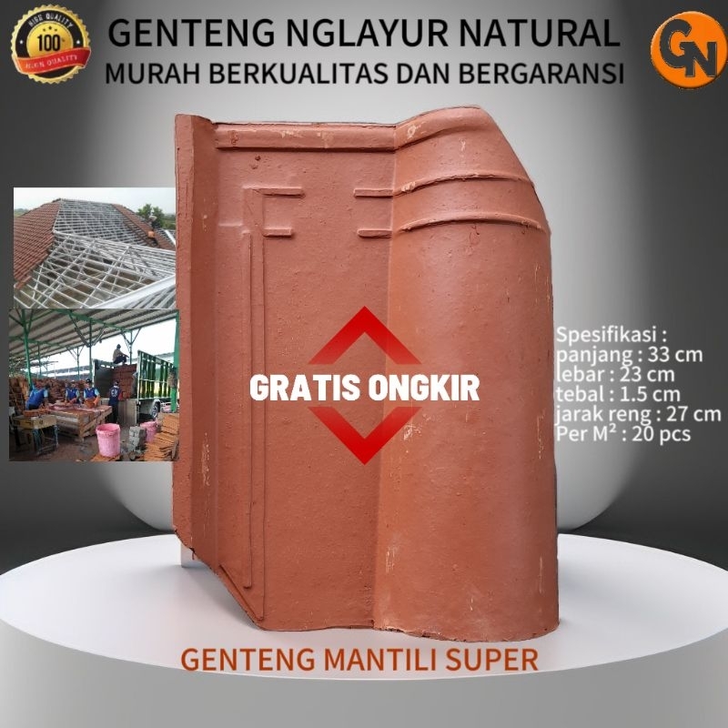 Jual Genteng Nglayur Mantili Super Murah | Shopee Indonesia