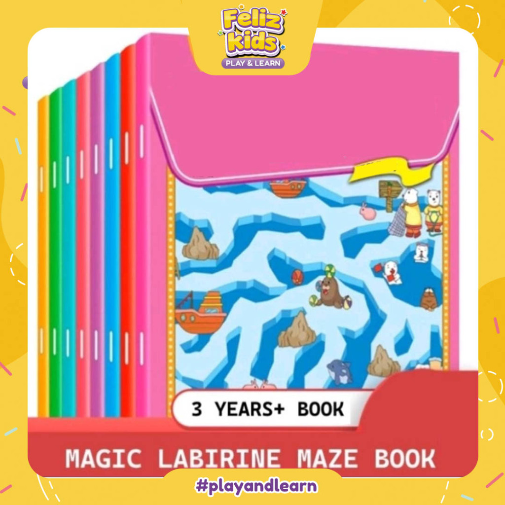 Jual [FELIZKIDS] [BK164] Buku maze labirin asah otak anak,buku ...