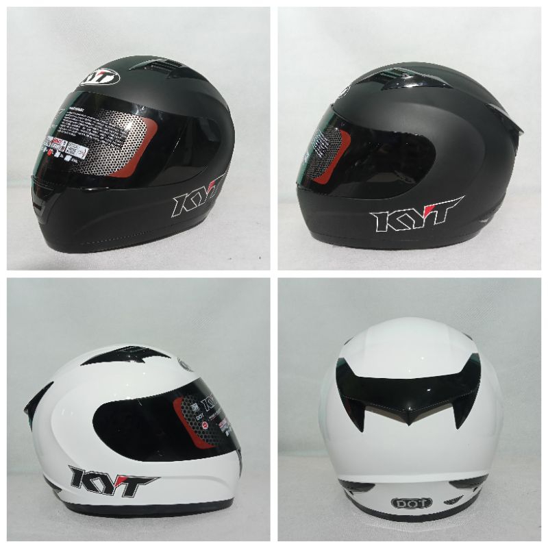 Jual HELM KYT R10 WARNA SOLID FULLFACE ORIGINAL | Shopee Indonesia