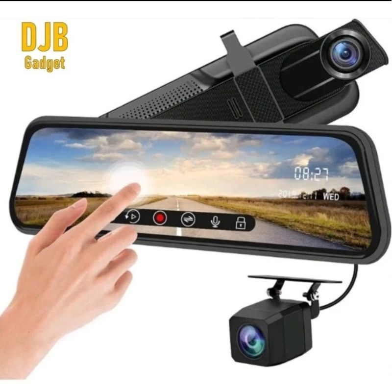 Jual dashcam mobil rear view camera dvr layar monitor 10 inch kamera ...