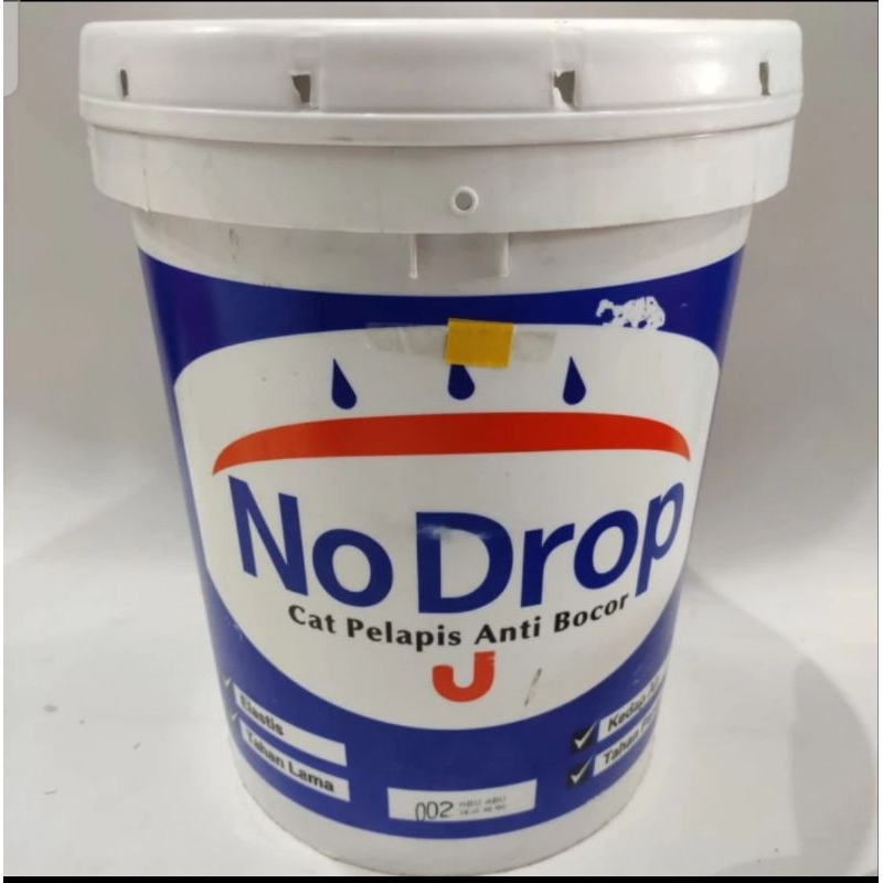 Jual NO DROP Cat Pelapis Anti Bocor Cat Tembok Waterproof 1 Pail 20 kg 20kg | Shopee Indonesia