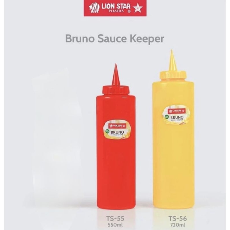 Jual Botol Mayones Bruno Lionstar Bruno Sauce Keeper Botol Saus Kecap ...