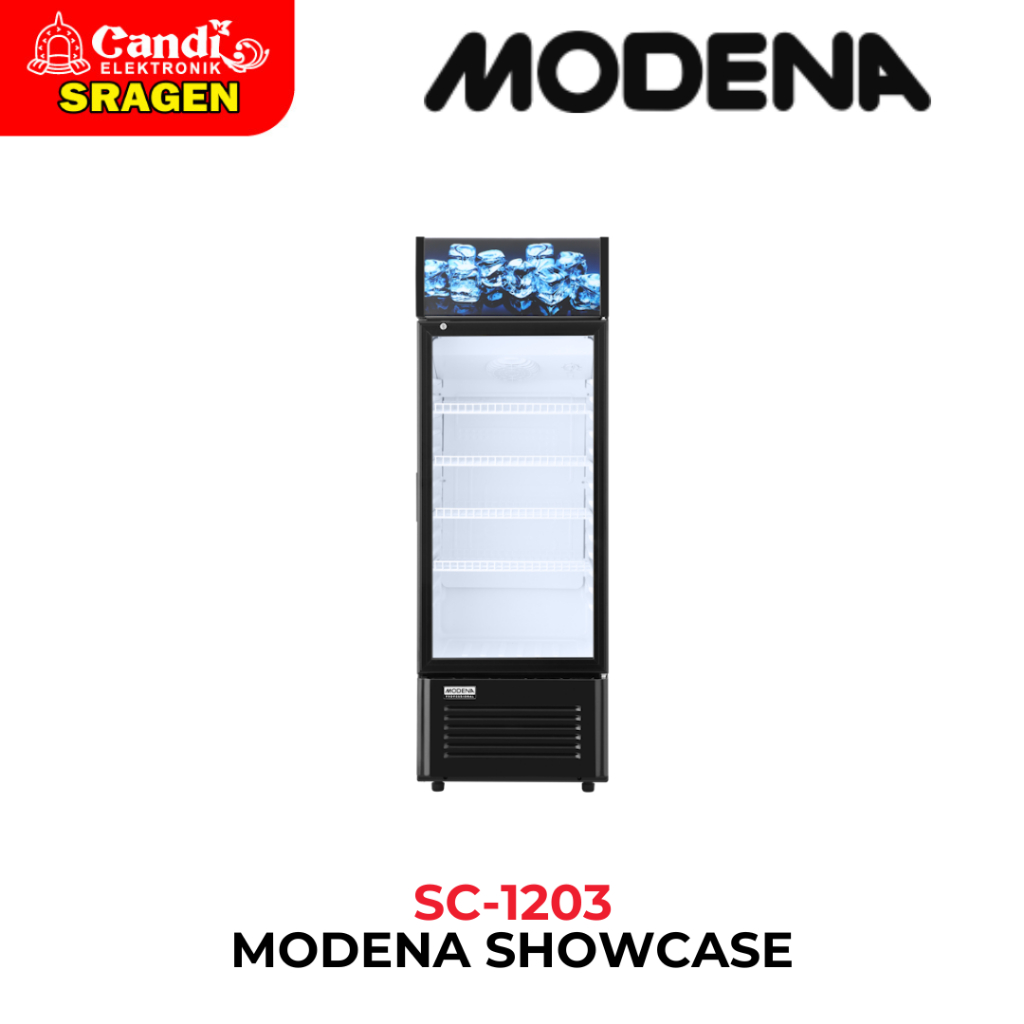 Jual MODENA Showcase 1 Pintu 200 Liter - SC-1203 | Shopee Indonesia