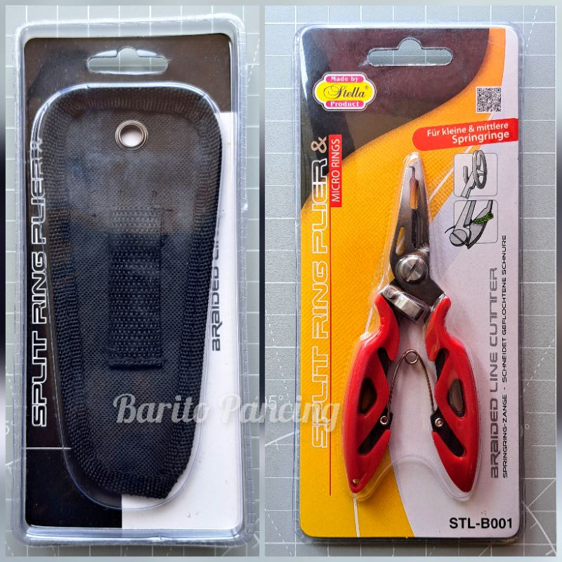 Jual Tang Split Ring Mini+Sarung Fishing Plier Merk Stella | Shopee ...