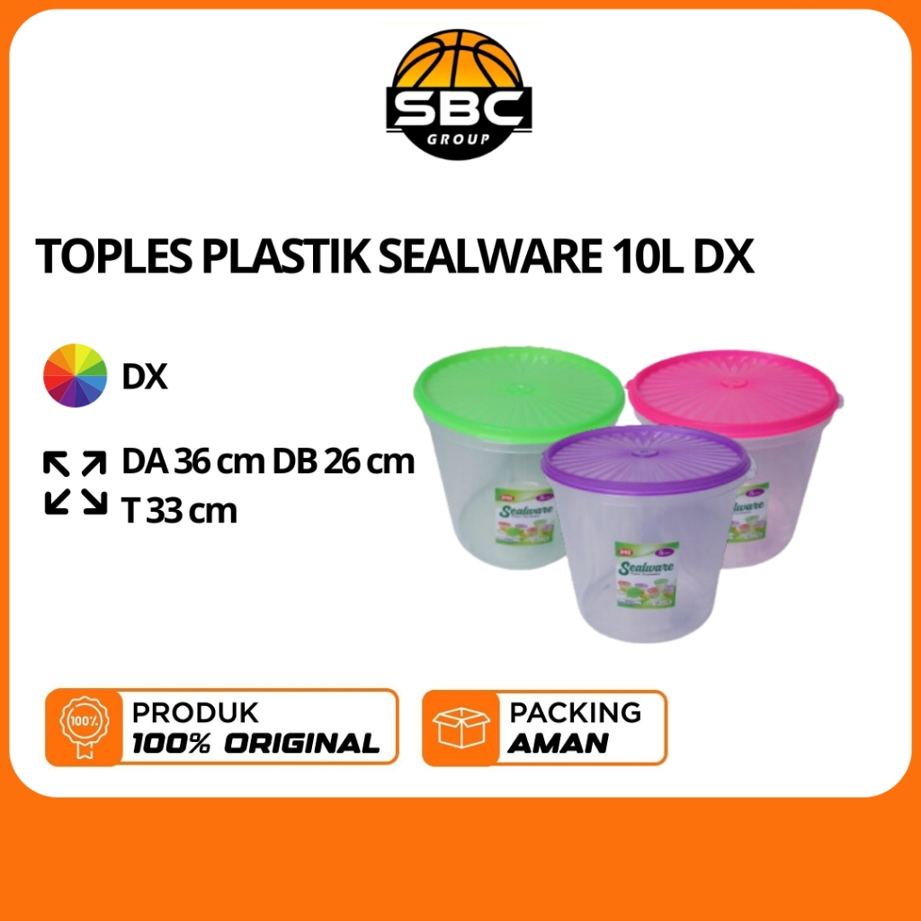 Jual TOPLES PLASTIK SEALWARE 10L DX ISI 12 PCS | Shopee Indonesia