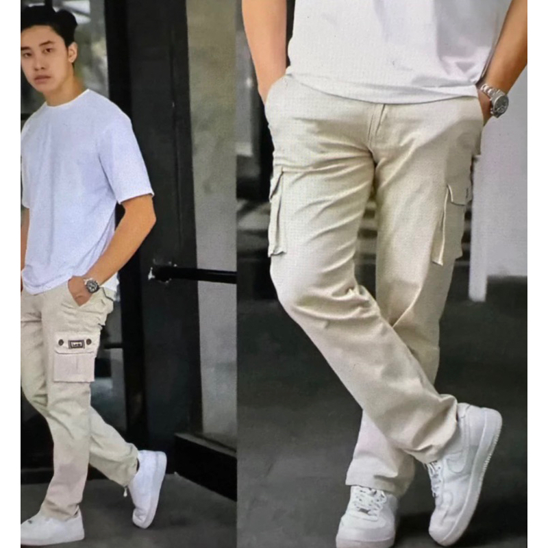 Jual Celana Cargo Panjang Pria Original Celana Kargo Panjang Jumbo kOmpol Bahan Tebal Celana ...