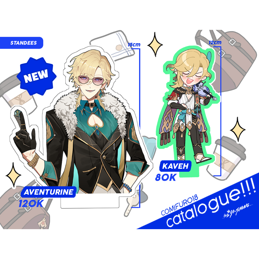 Jual GENSHIN IMPACT HONKAI STAR RAIL KAVEH AVENTURINE ACRYLIC STAND ...