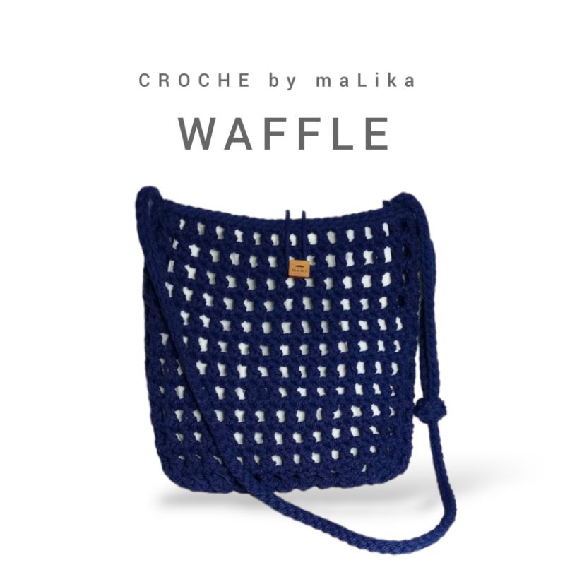 Jual Totebag rajut / tas selempang - adjustable strap | Shopee Indonesia
