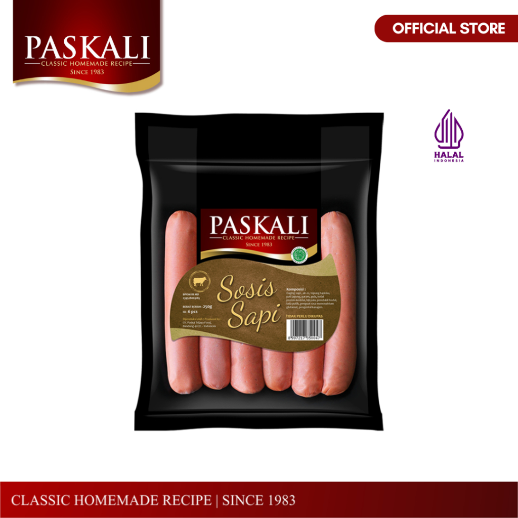 Jual Sosis Sapi Paskali 220 gram | Shopee Indonesia