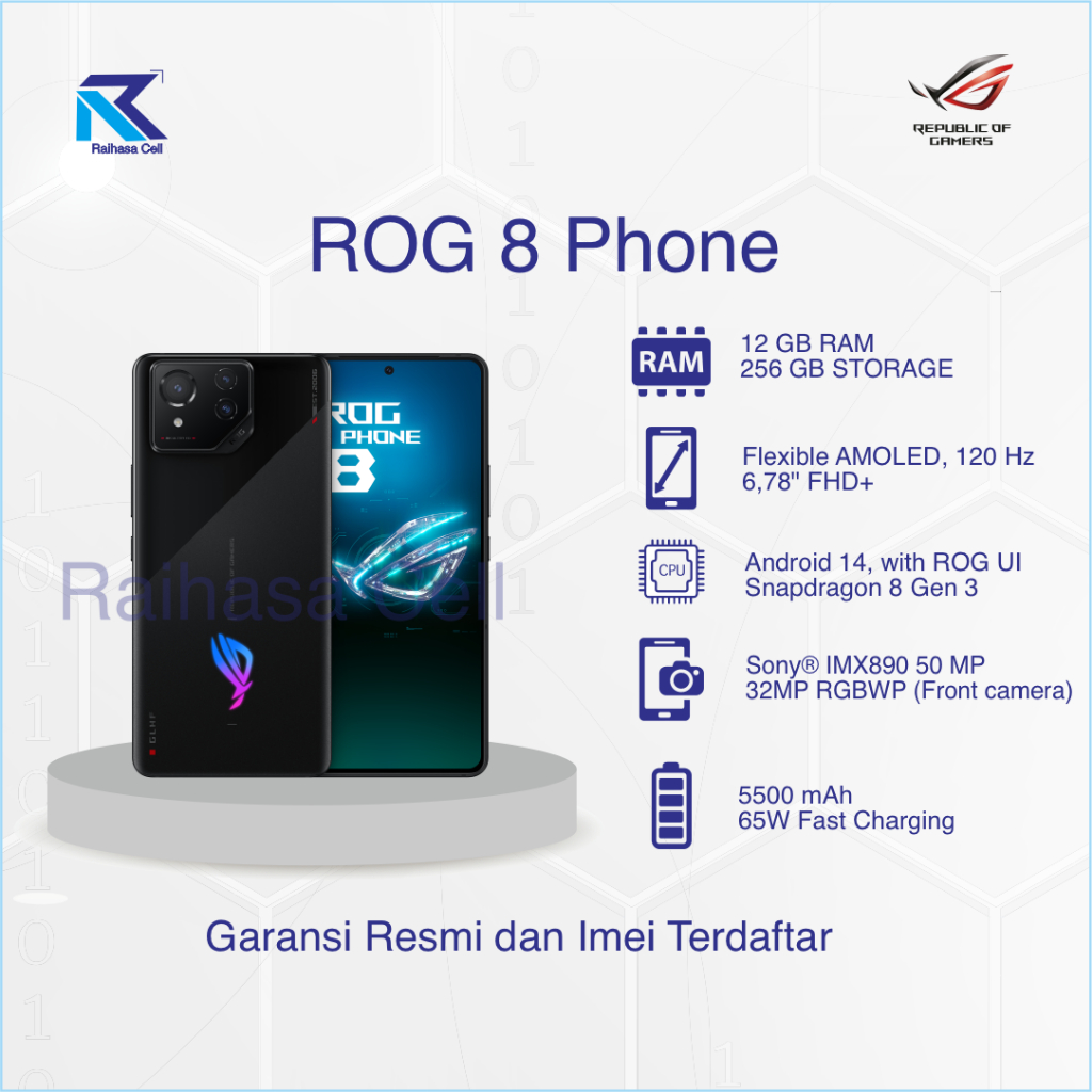 Jual Asus ROG 8 Phone 12/256 GB Garansi Resmi | Shopee Indonesia