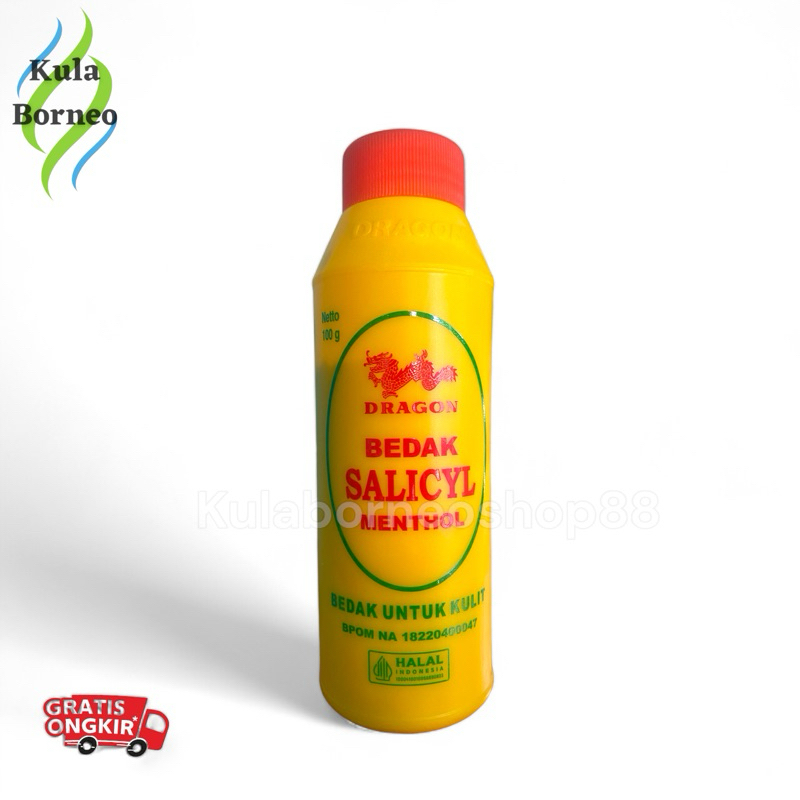 Jual Bedak Gatal Salicyl Menthol Cap Dragon 100 gr | Shopee Indonesia