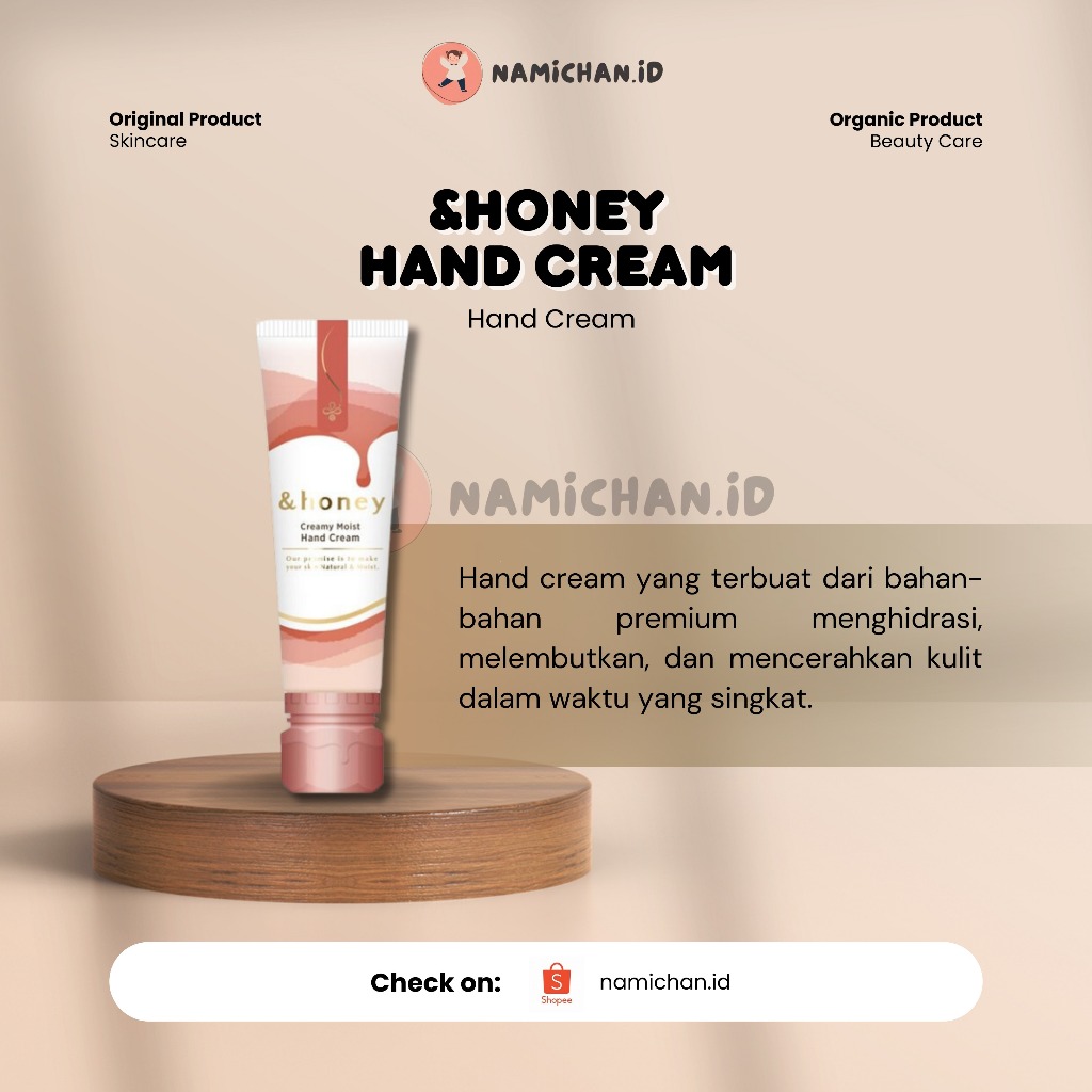 Jual [ PO Japan September 2025 ] &Honey Creamy Moist Hand Cream | &Honey Deep Moist Hand Cream ...