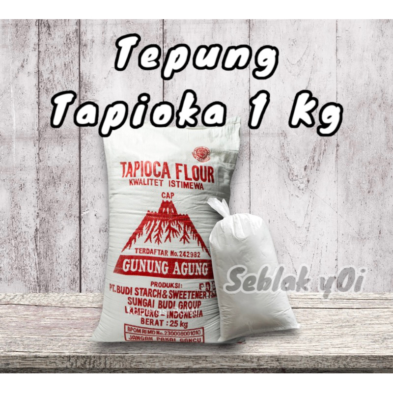 Jual Tepung Tapioka Repack 1 kg | Shopee Indonesia