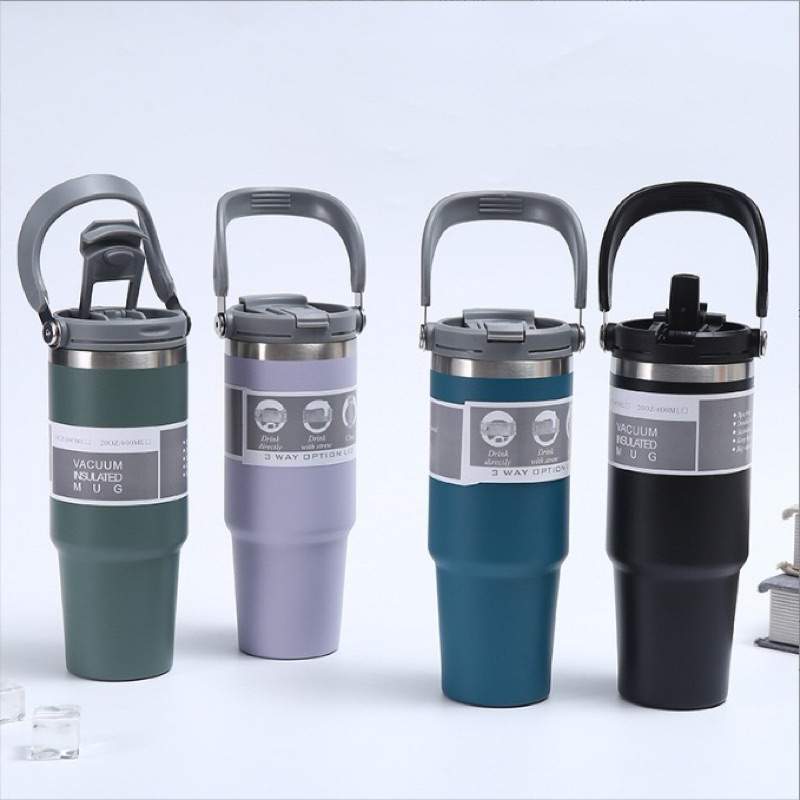 Jual Tumbler Handle 900ml ORIGINAL/ 3in1 / Botol Minum Portable ...