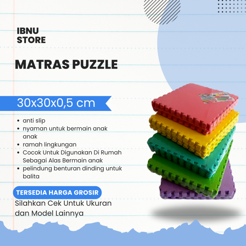Jual Eva Matras Karpet Polos - Alas Lantai Bayi - Matras Puzzle - Tikar ...