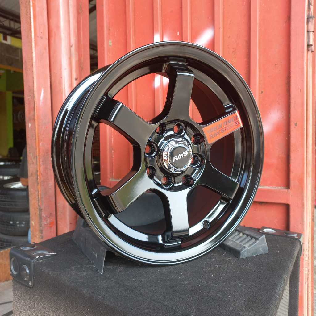 Jual 1 SET VELG TE37 SL BARU R14 H4 dbl vcd 100/114 Lbr 6 ET 35 Wrn ...